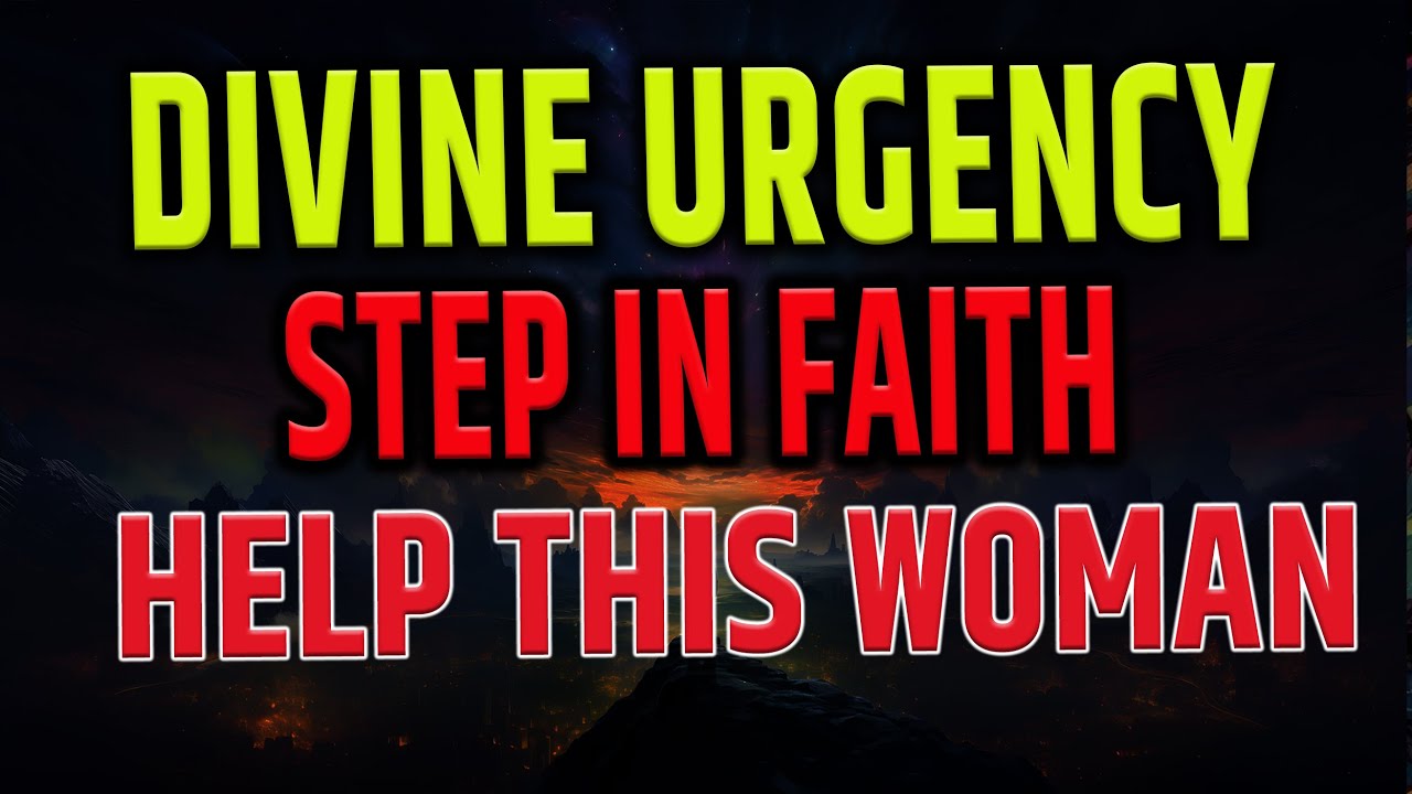 Chosen Ones — A Woman in Distress Is Crying Out for Help God Is Nudging ...