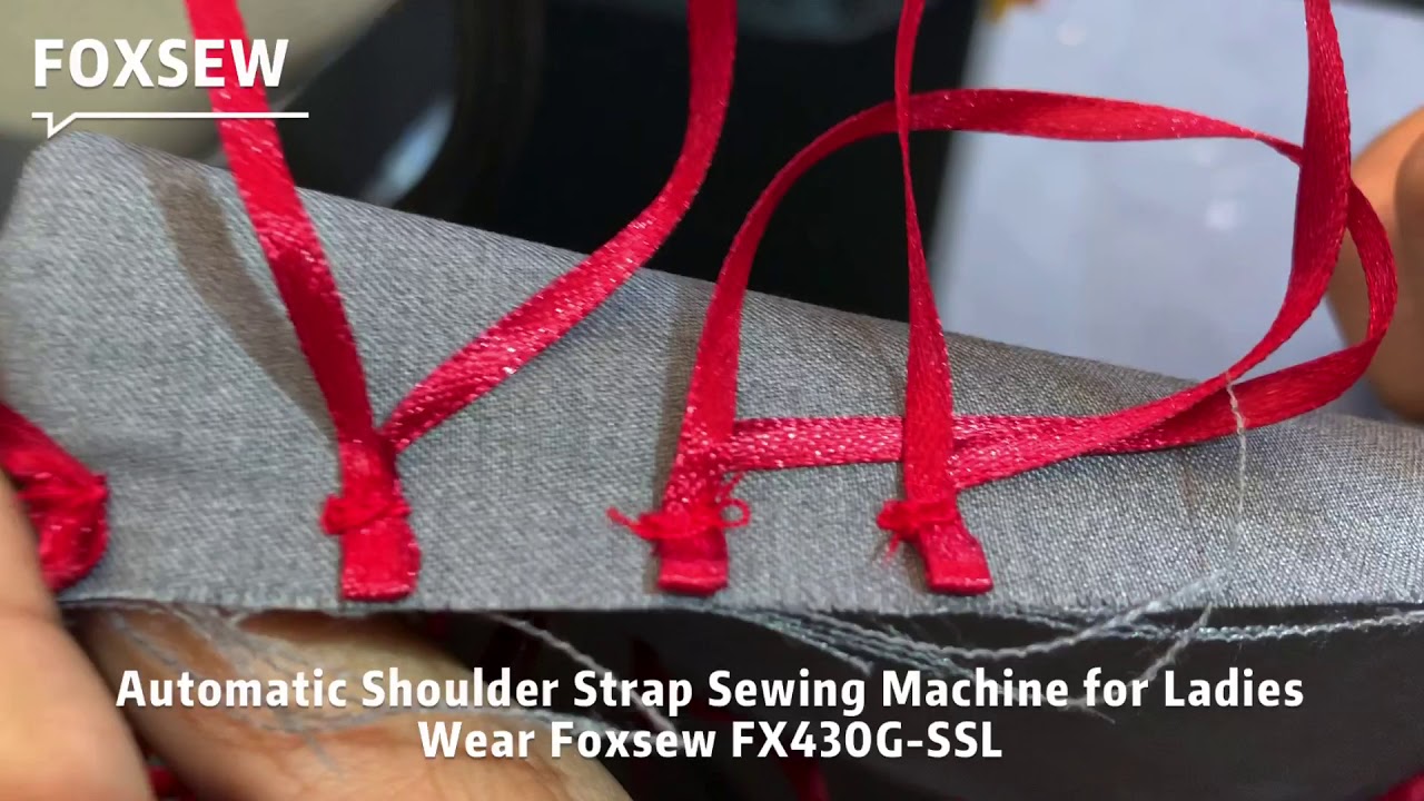 Automatic Shoulder Strap Sewing Machine for Ladies Wear - YouTube