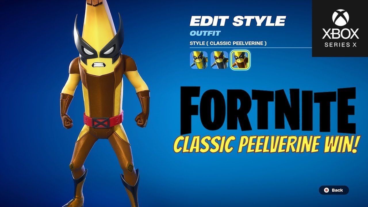 FORTNITE CLASSIC PEELVERINE WIN! XBOX CHAPTER 5 SEASON 4 - YouTube