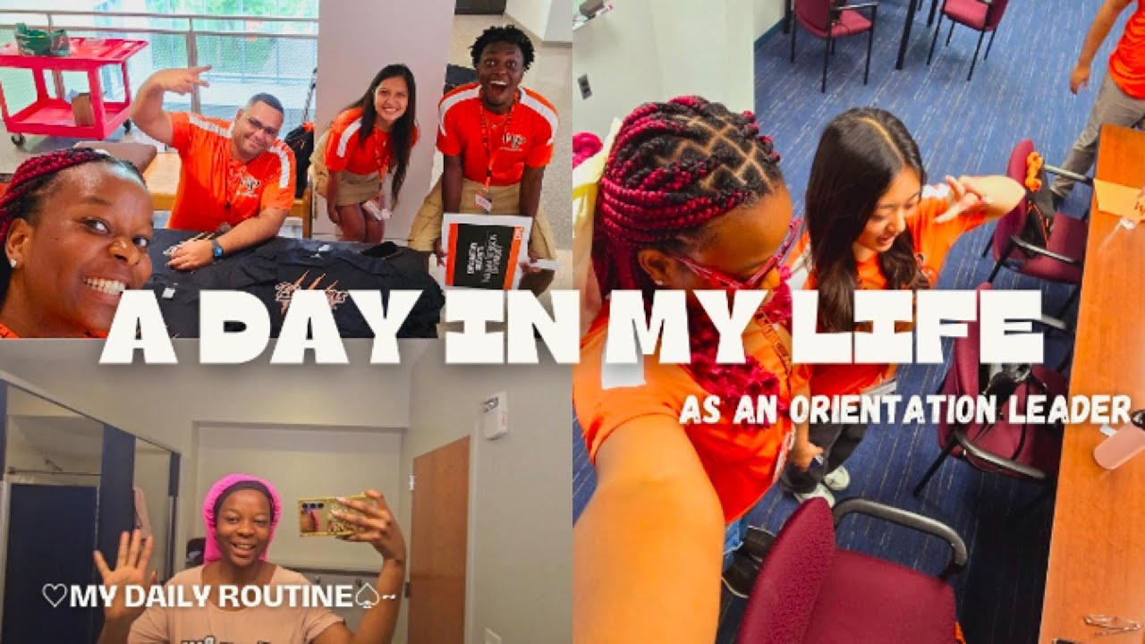 🕗A DAY IN A life 🌄of an ORIENTATION LEADER 🍦 - YouTube