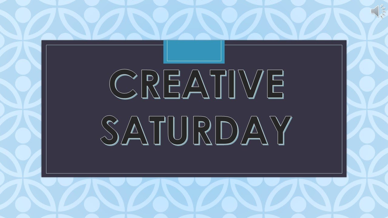 CREATIVE SATURDAYS :: EPISODE 1 - YouTube