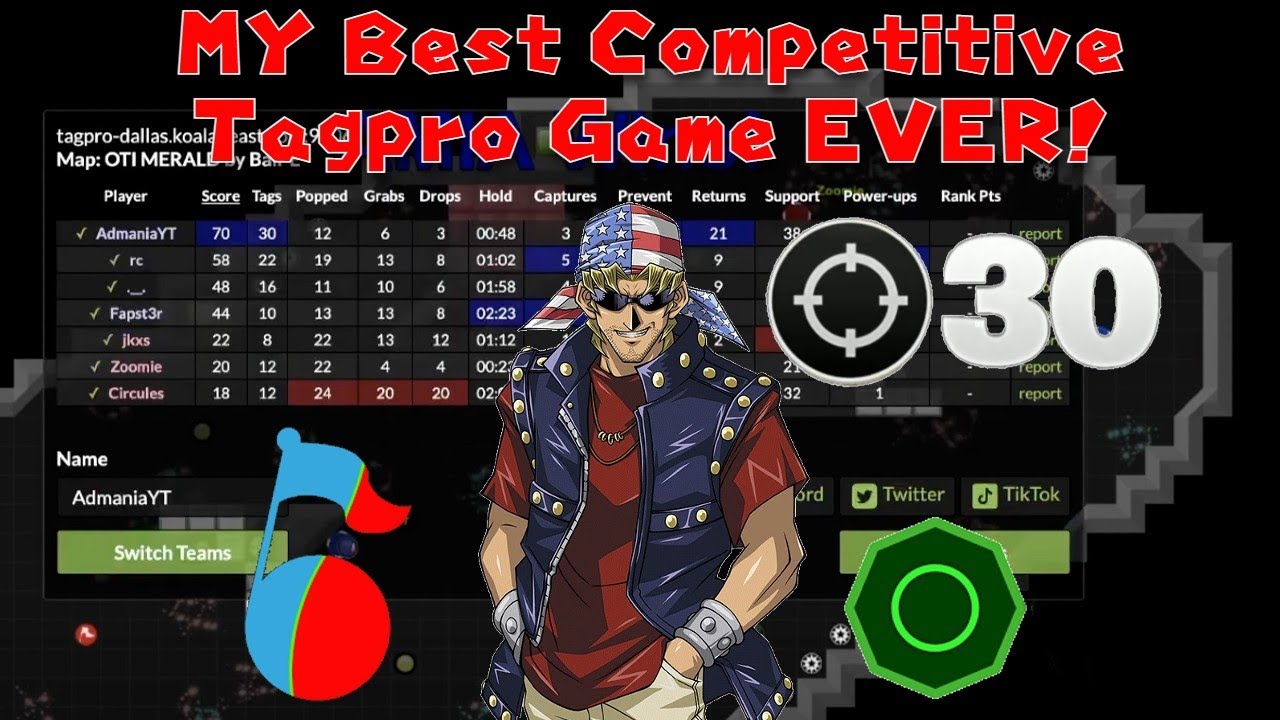 My Best Competitive Tagpro Playoff Game Ever! - YouTube