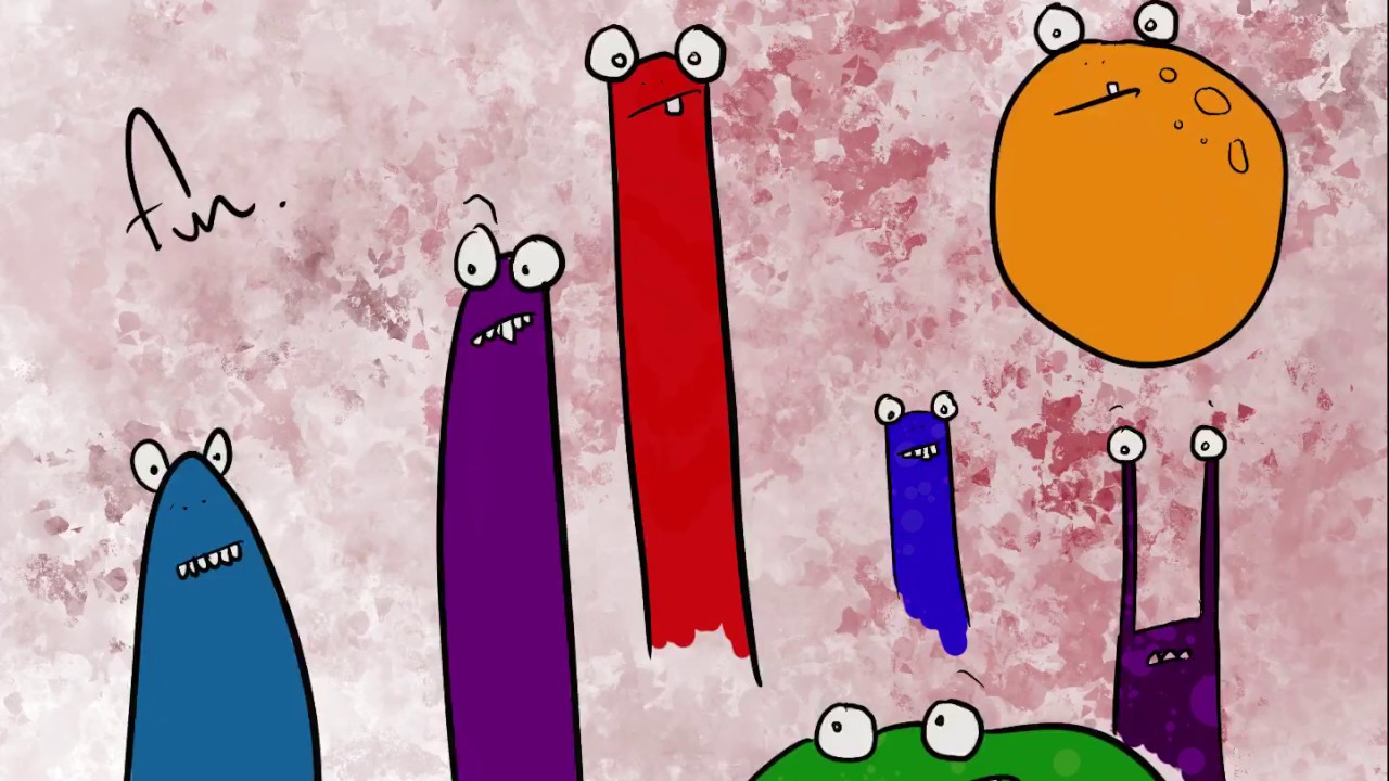 Drawing a desktop wallpaper using Procreate - YouTube