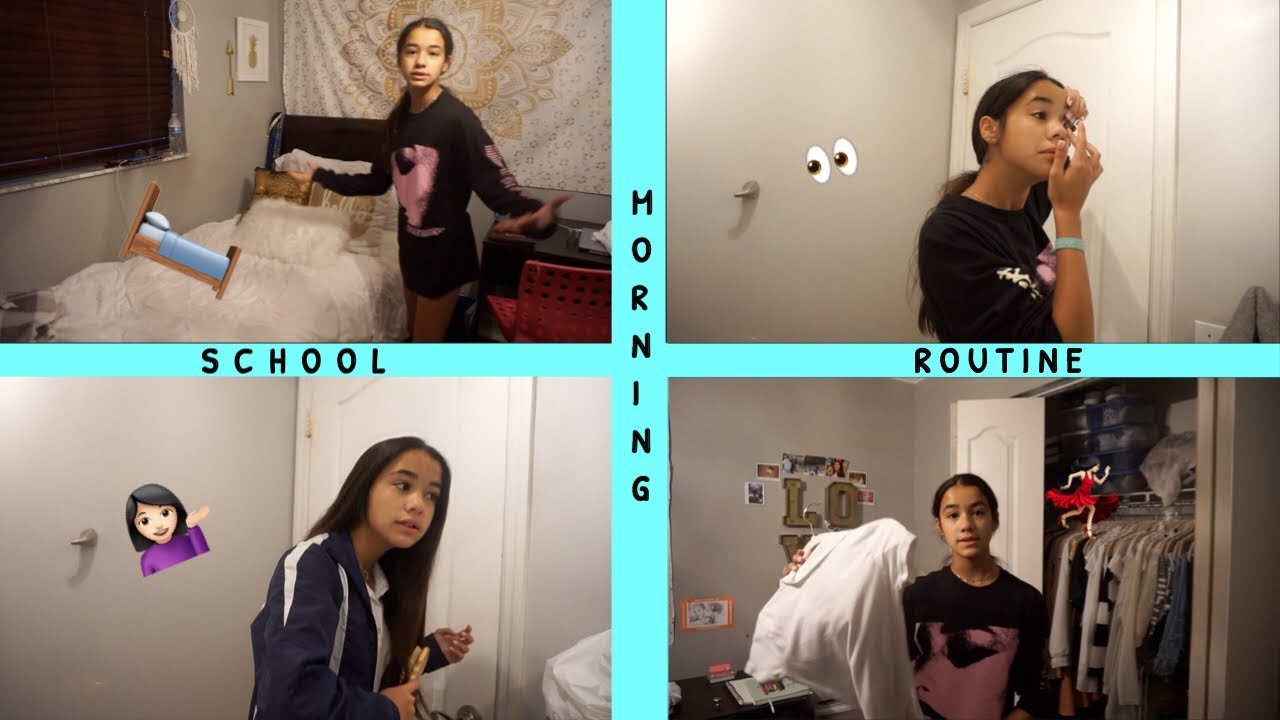 School Morning Routine 📚| Emma Riesgo - YouTube