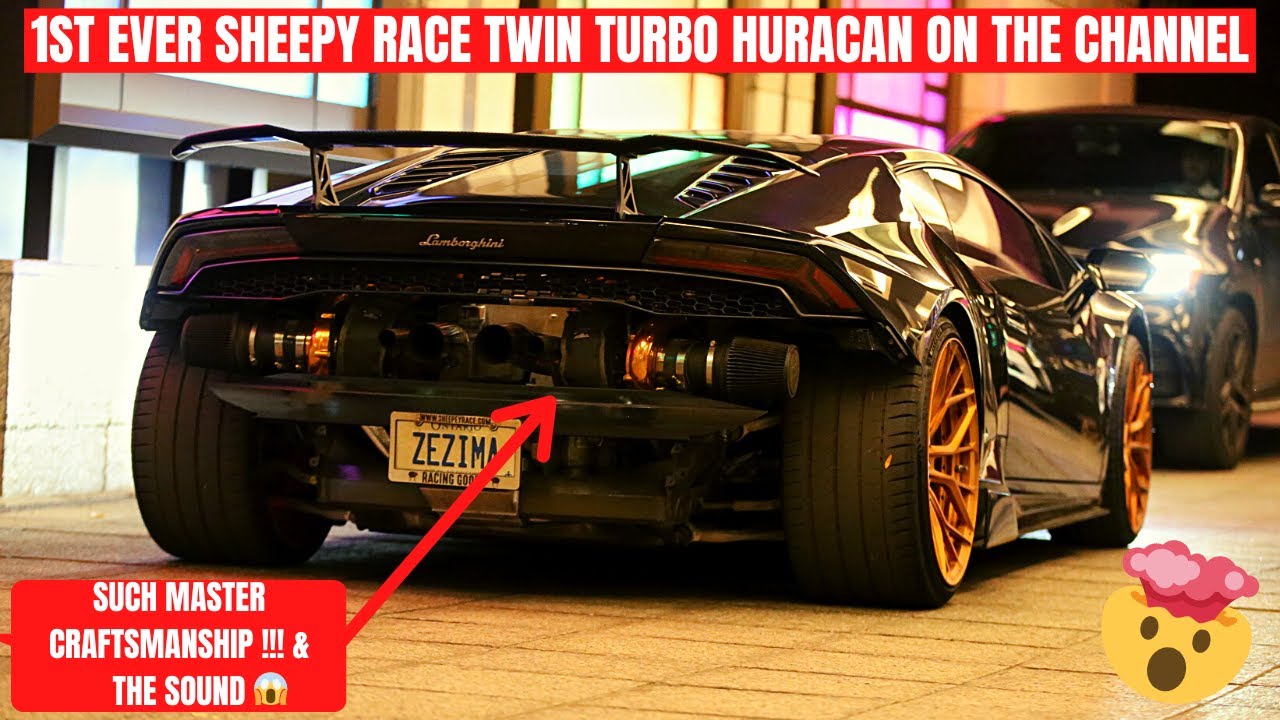 THE FIRST SHEEPY RACE TWIN TURBO LAMBORGHINI HURACAN IN THE COUNTRY ...