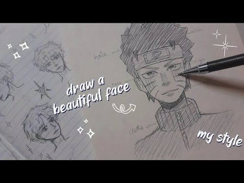 EASY 🍒 How to draw face [In my Art Style] Face tutorial - YouTube
