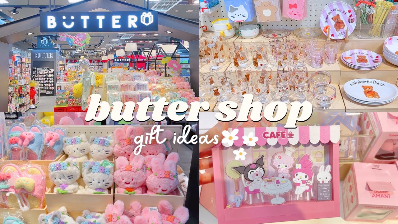 Shopping at Butter Shop: One of the cutest stores in Korea - YouTube
