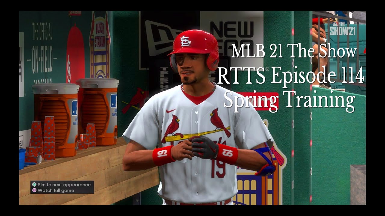 MLB 21 The Show: RTTS Episode (114 Spring Training) - YouTube