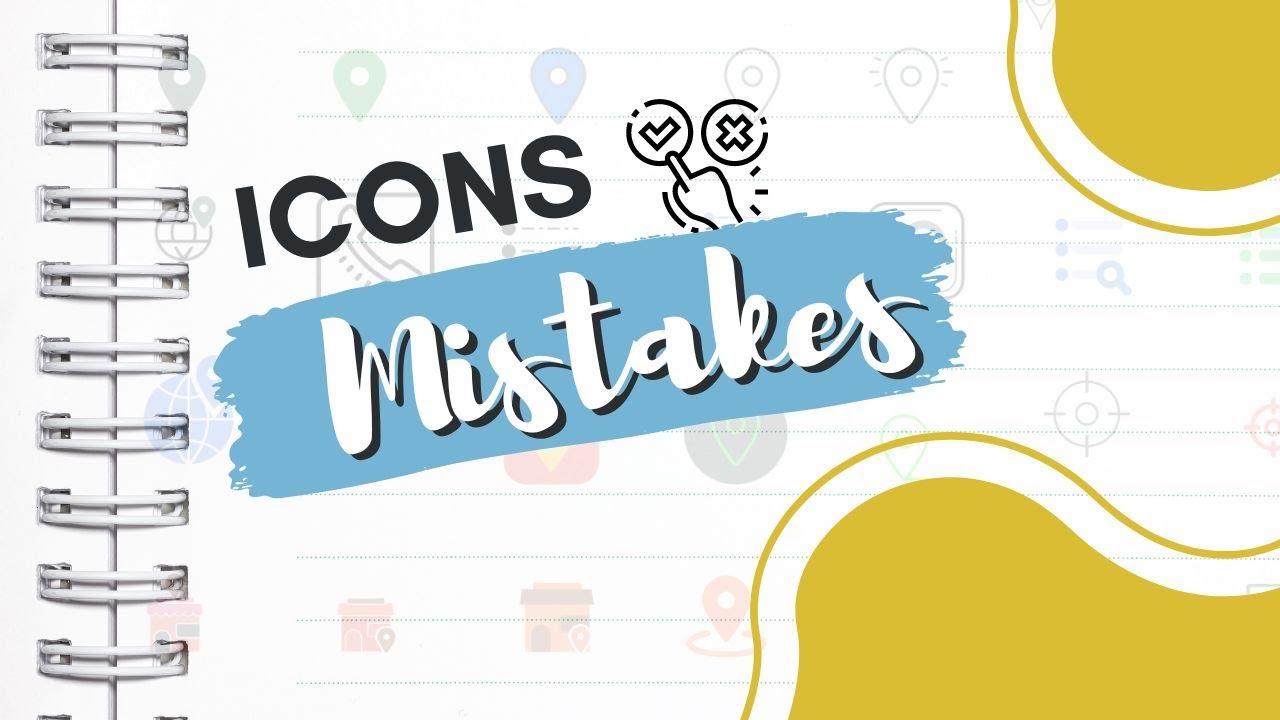 Icons Mistakes Beginners Make in Graphic Design - YouTube