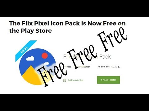 The Flix Pixel Icon Pack is Free on the Play Store for 3 days - YouTube
