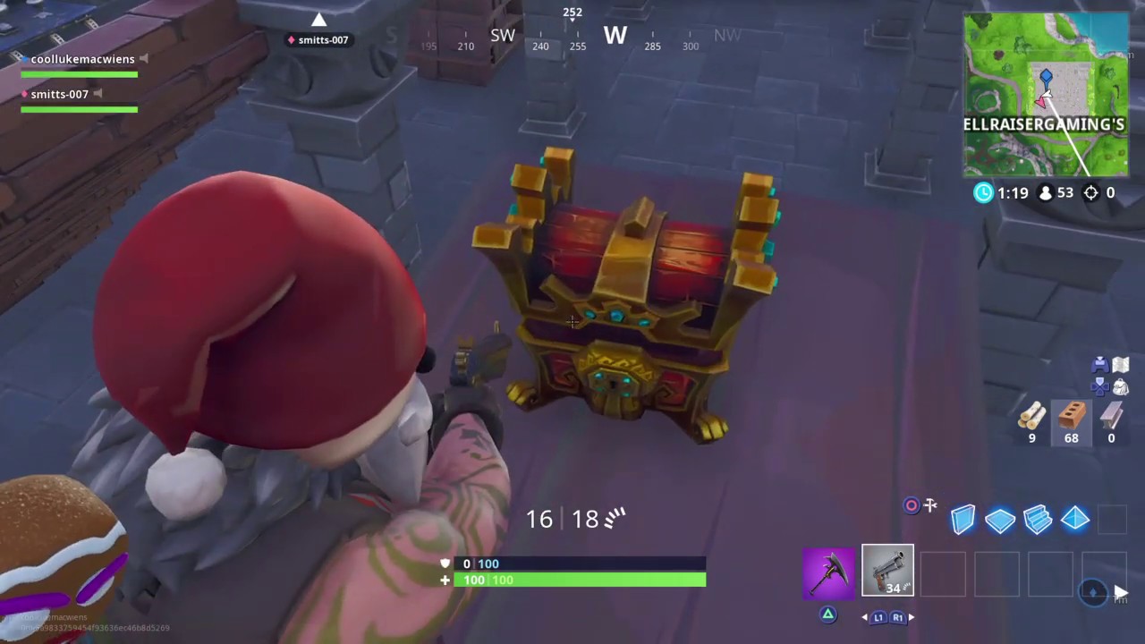 Fortnite session 8 legendary chest - YouTube