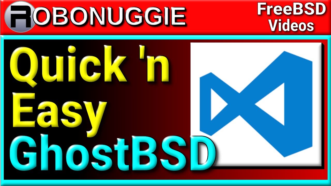 Install Vs Code In Ghostbsd Hello Ghostbsd Youtube