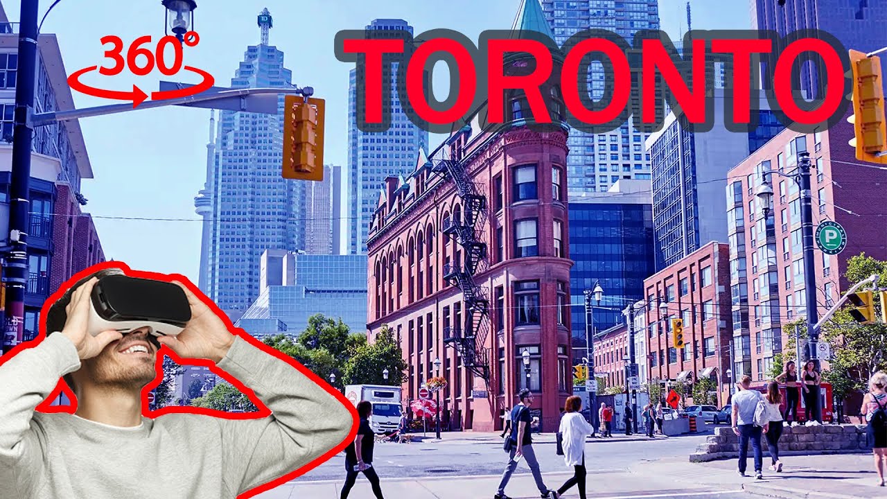 Watch Every Corner! Excellent Experience 360 VR Toronto Street Driving ...