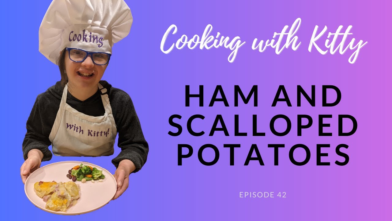 Kitty Cooks Ham and Scalloped Potatoes - YouTube