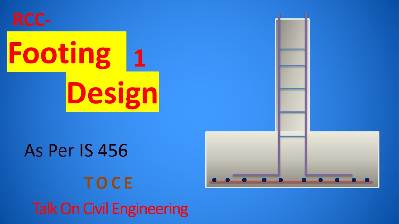 RCC Isolated Footing Design Problem - YouTube