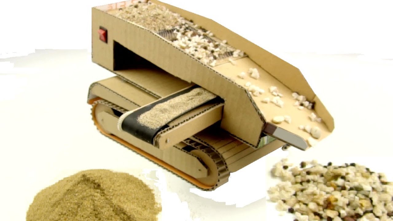 How to make Sand Screening Machine - YouTube