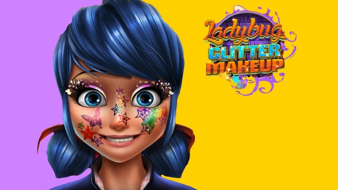 Ladybug Glittery Makeup - Games for Girls - YouTube