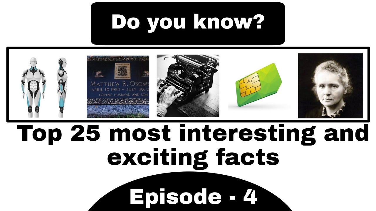 Top 25 most interesting and exciting facts | likkipedia - YouTube