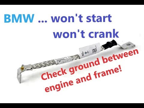 FIXED--BMW engine won't start, engine won't crank - no warning or ...