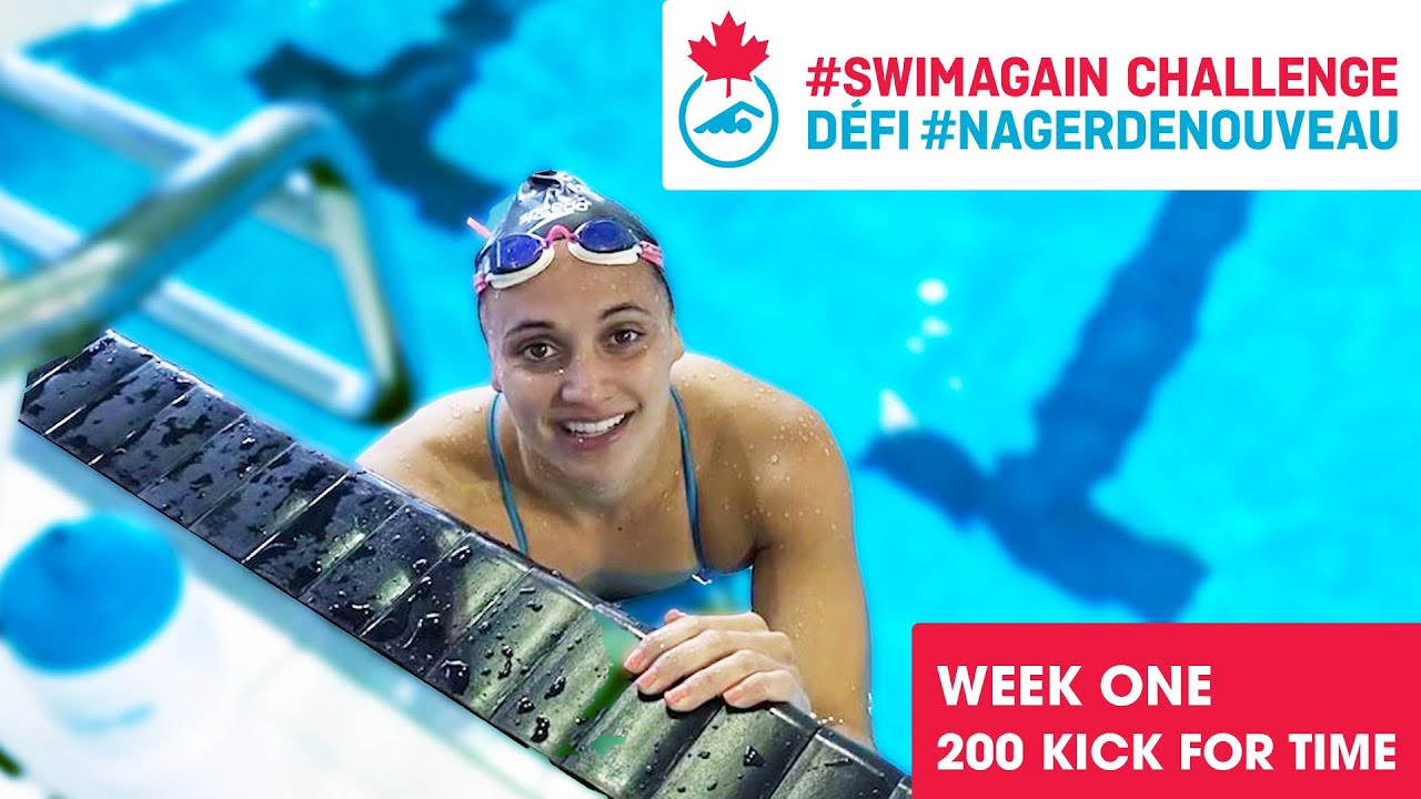 How fast can you do the 200 kick? | #SwimAgain Challenge | Week 1 - YouTube