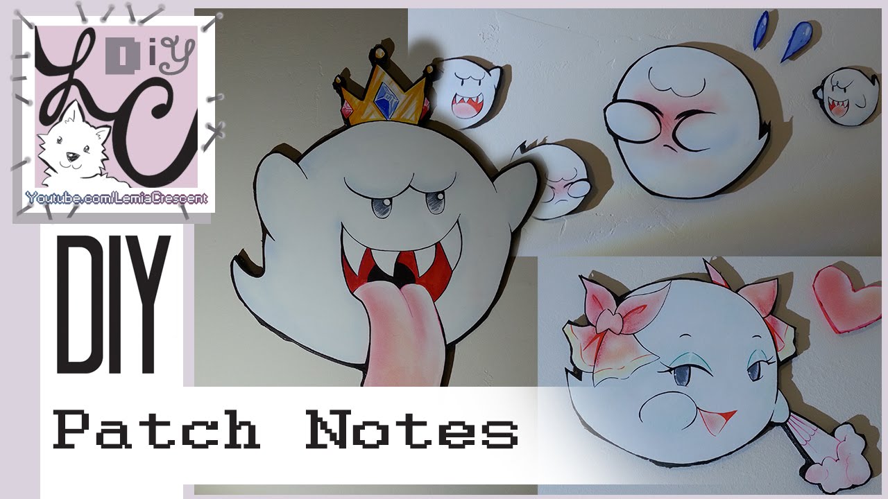 Halloween Edition! Nintendo King Boo Lady Bow Themed Pop-Out Wall Scene ...