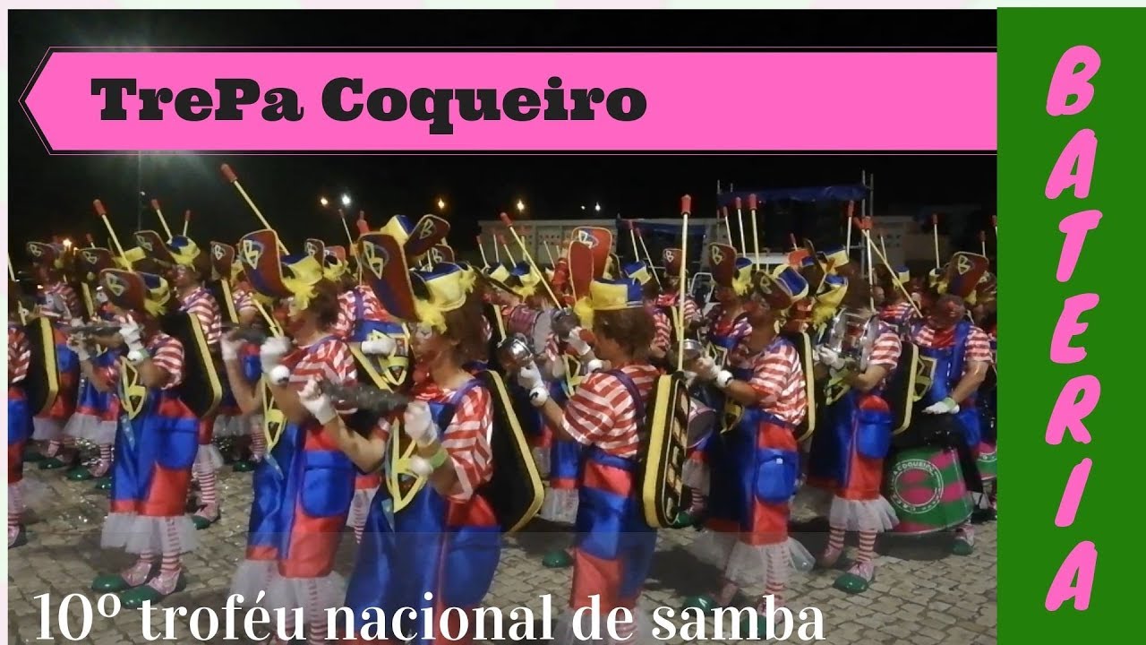 Trepa Coqueiro Bateria Arrancada Troféu nacional de Samba 2019 - YouTube