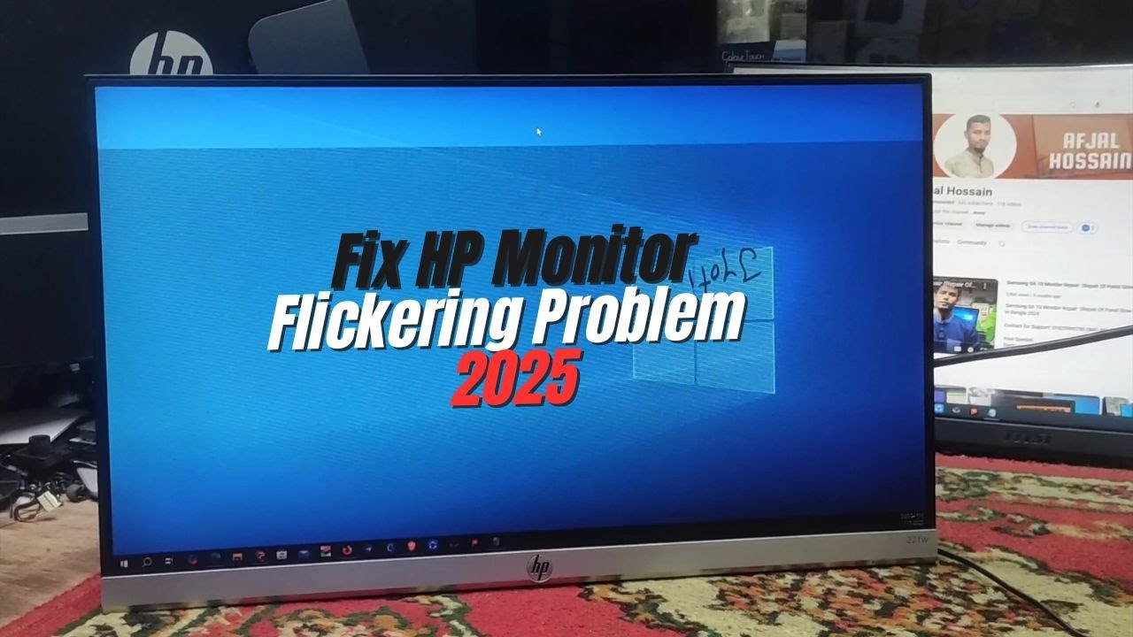 Fix HP Monitor Flickering Problem 2025 || Created by Afjal Hossain - YouTube