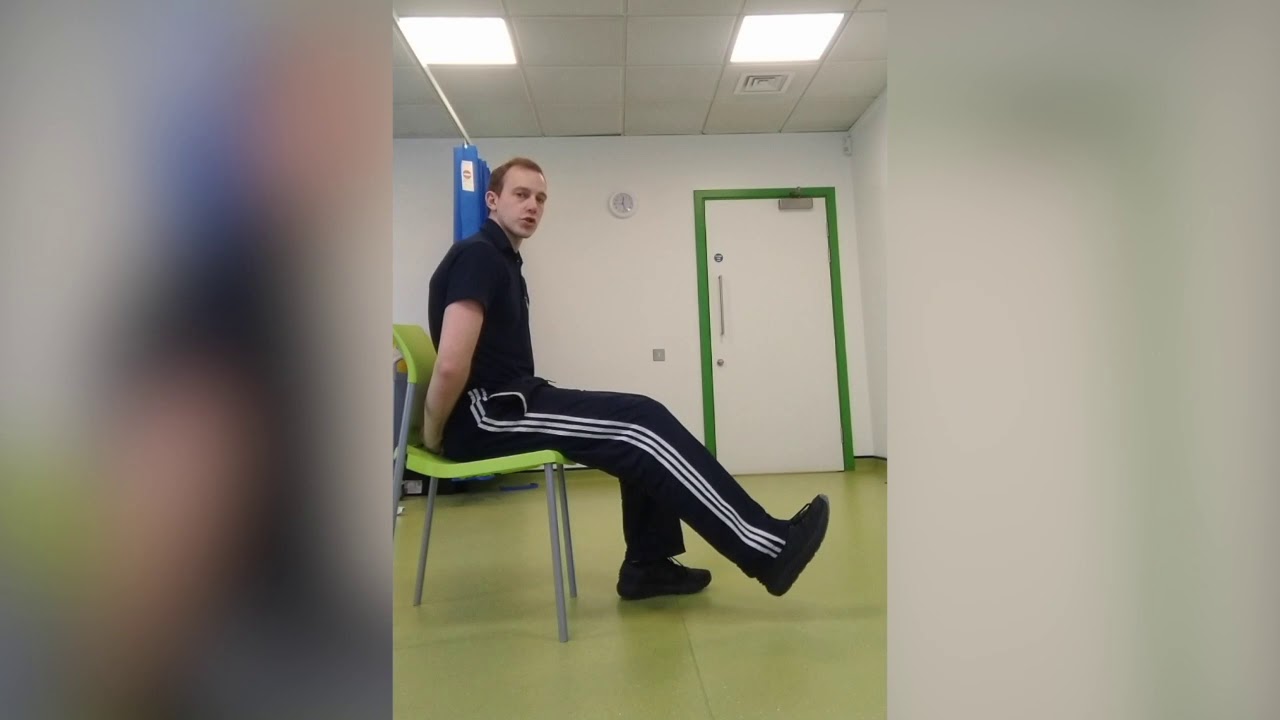 Sciatic nerve slider - YouTube