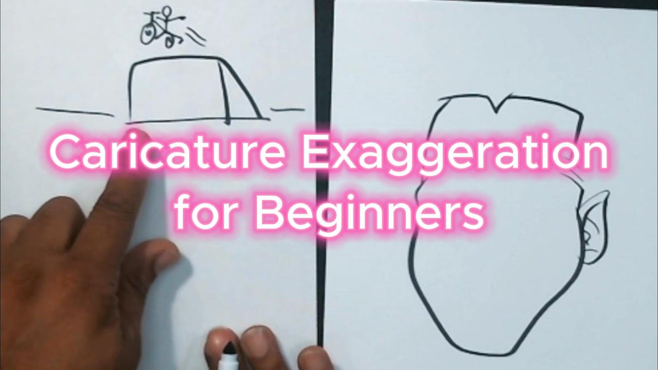 Beginner Caricature Exaggeration Techniques - YouTube