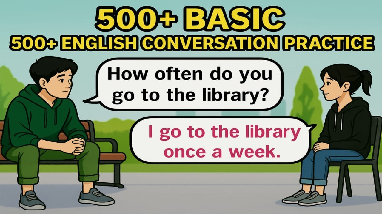 500+ basic English conversations practice - YouTube