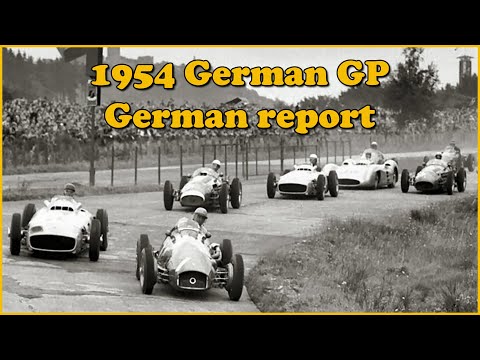 1954 German GP - German report