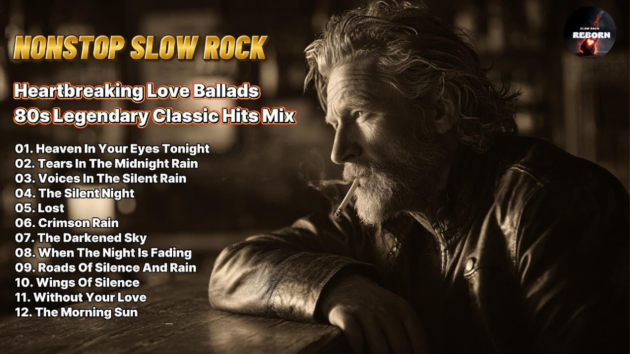 Nonstop Slow Rock 🎸 Heartbreaking Love Ballads 80s Legendary Classic ...
