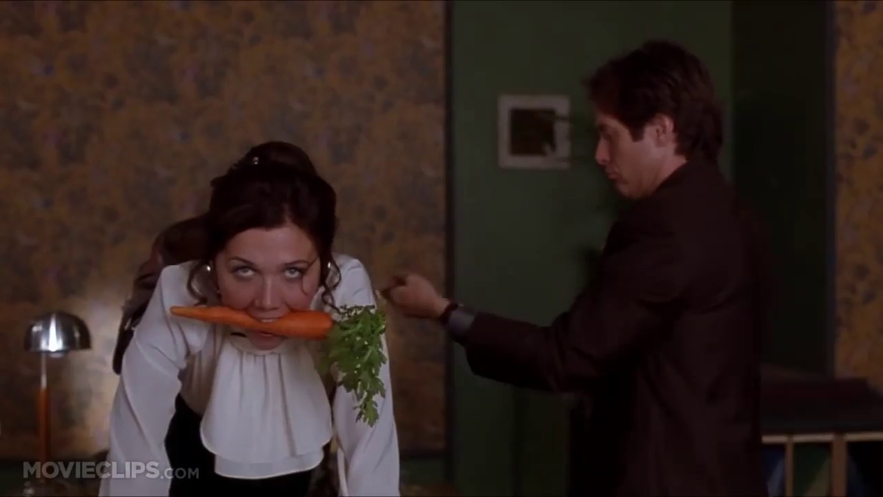 Secretary (2002) Saddle Scene - YouTube