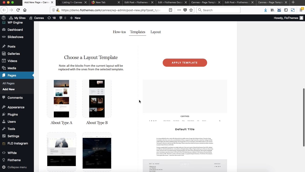 Default Page Template - YouTube