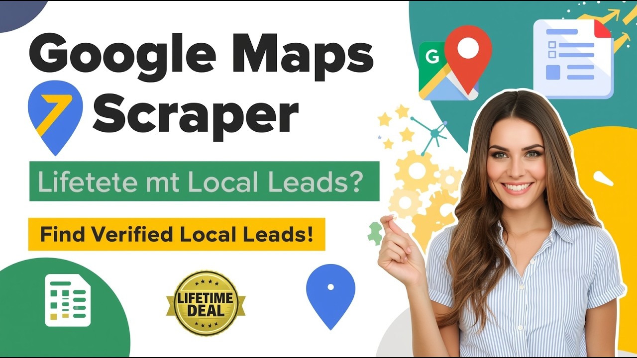 Google Maps Scraper Lifetime Deal — Find Verified Local Leads 📍🧲 - YouTube