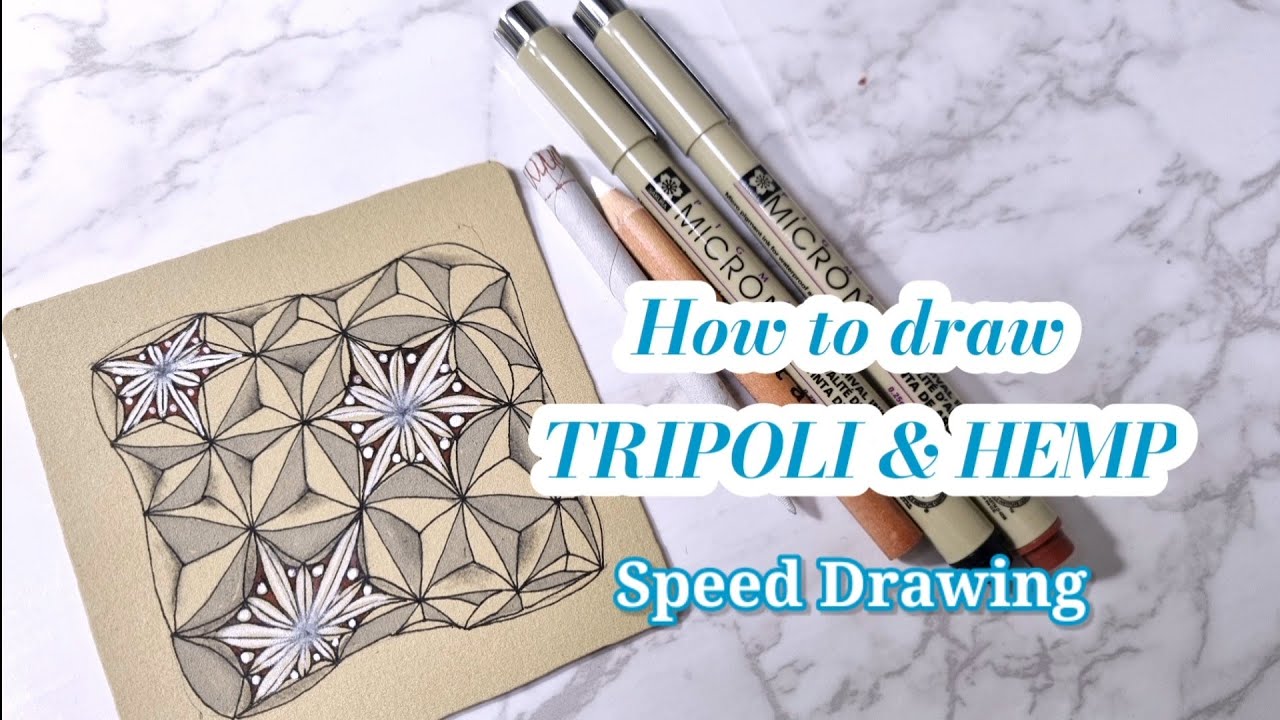How to draw TRIPOLI & HEMP/Speed Drawing - YouTube