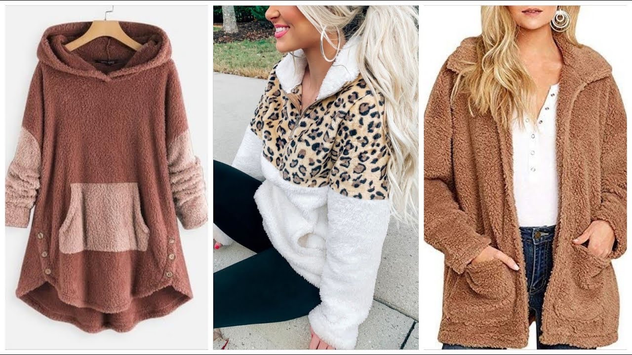 Stylish Fleece winter jacket and coat designs for girls. Trendy and ...