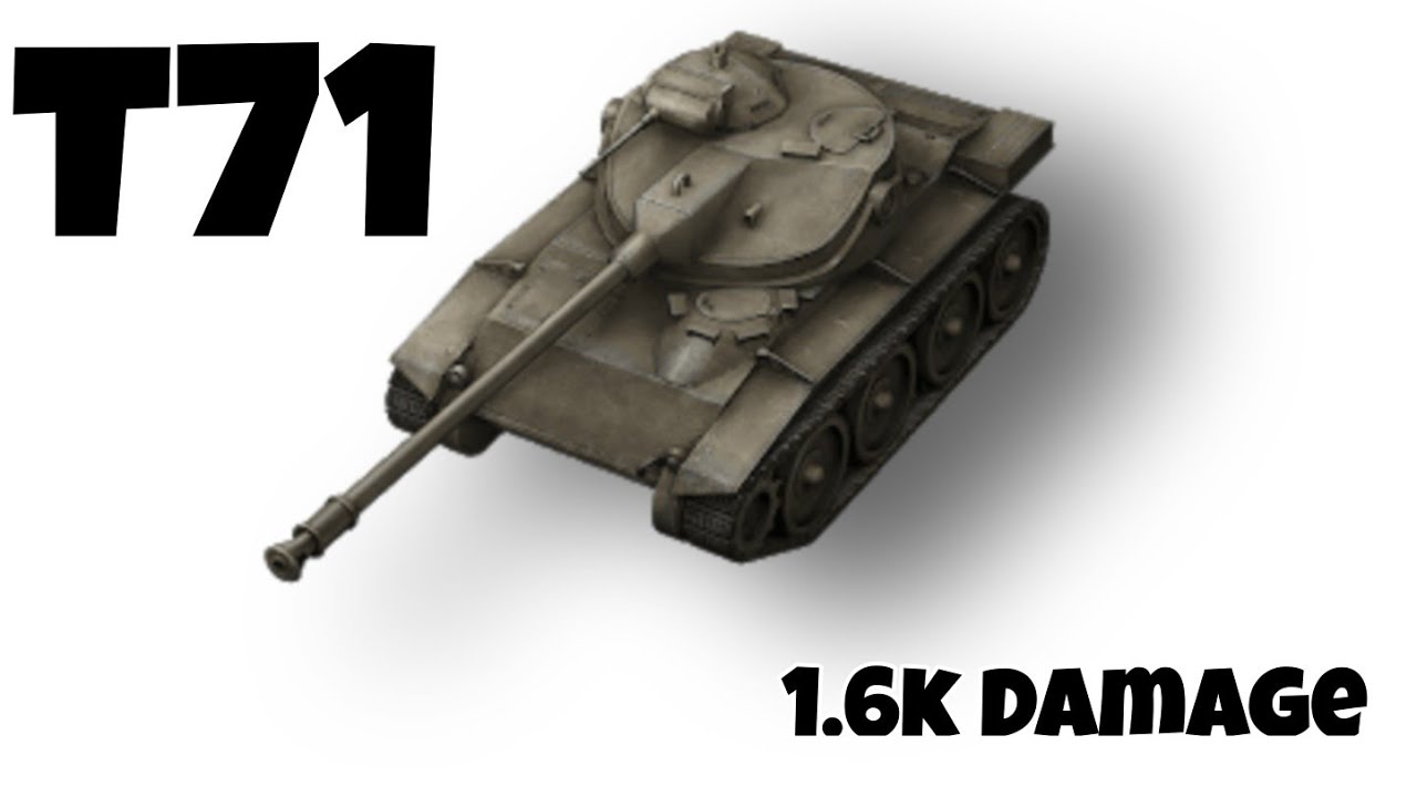T71 ( Tier VII U.S. Light Tank) | 1.6k Damage | World of Tanks Blitz ...