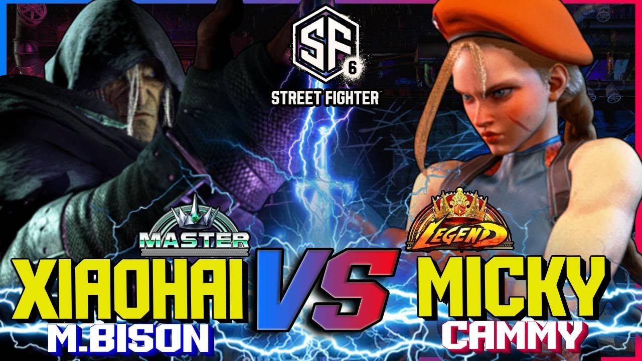 SF6 XIAOHAI (M Bison) vs MICKY (Cammy) High Level Gameplay - YouTube