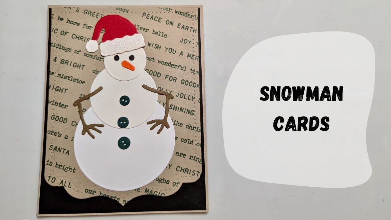 Snowman Christmas Cards - YouTube