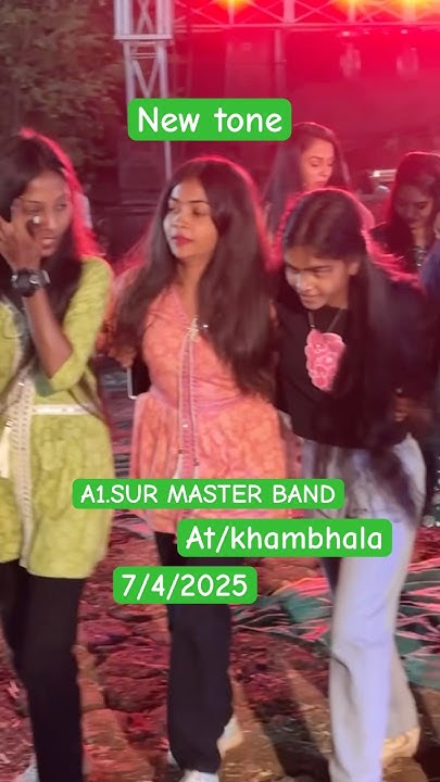 New tone || gamit new timli tone || A1 sur master band || at / khambhala / 7/4/2025 #tone #gamit ...