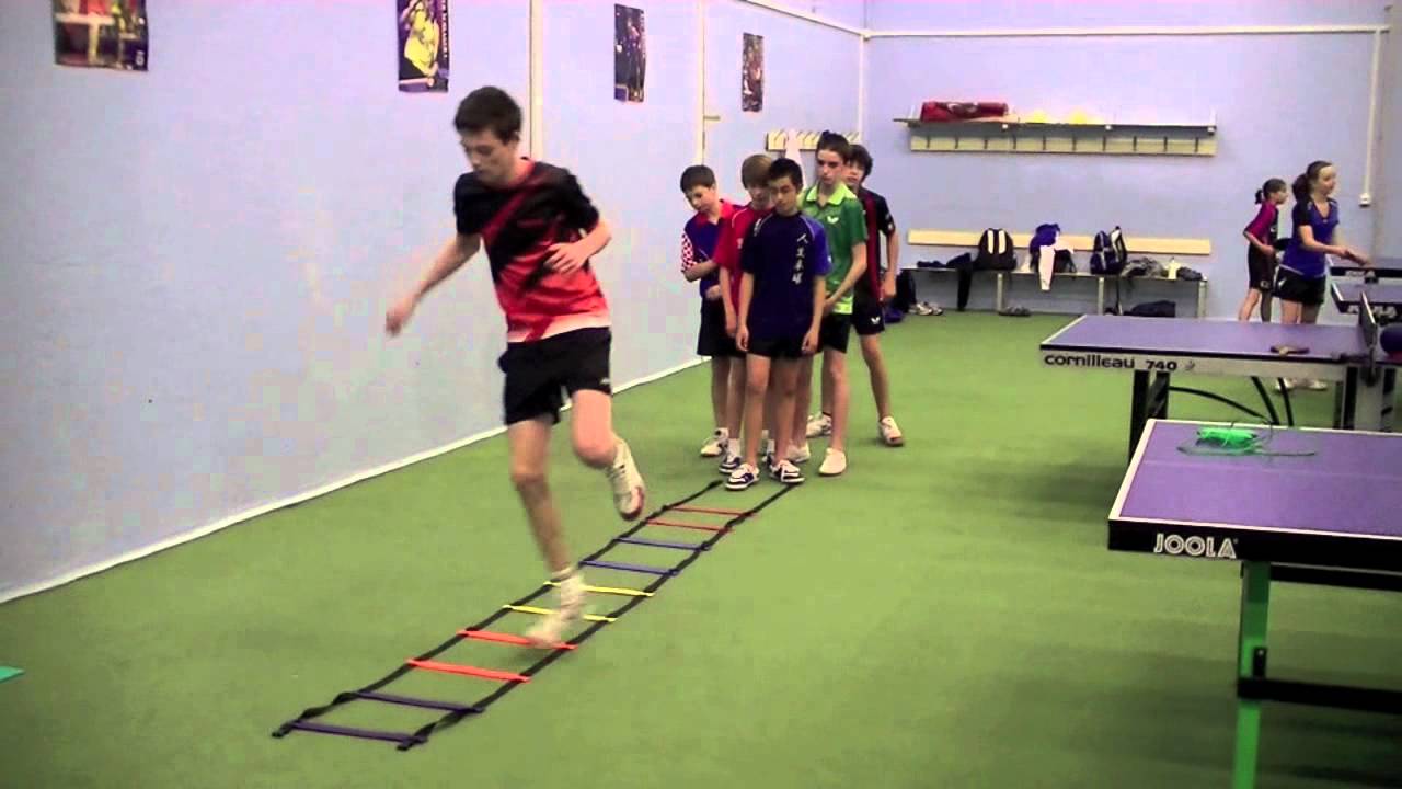 Travail physique echelle de rythme - YouTube