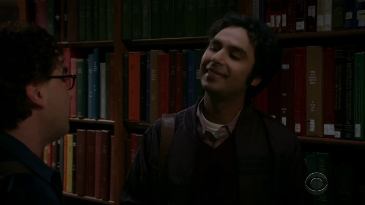 The Big Bang Theory-Raj and Leonard visit a library - YouTube