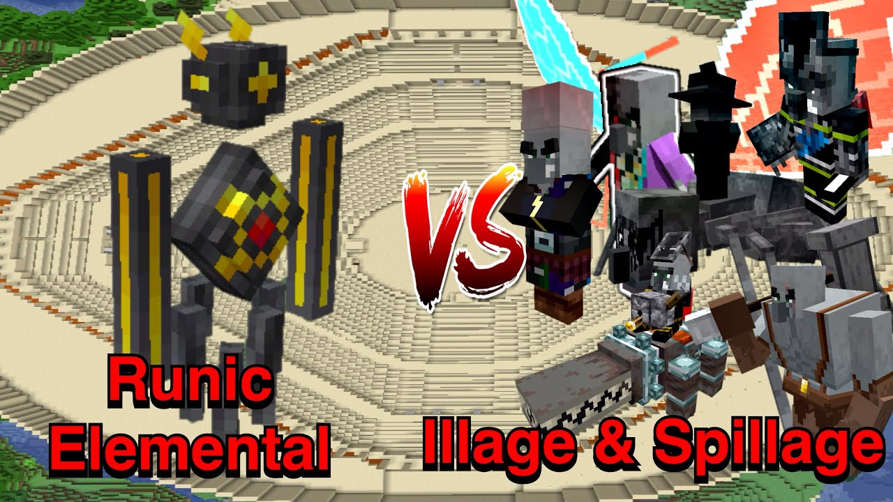 Minecraft |Mobs Battle| Your Requests| Runic Elemental(Solar Craft) VS ...