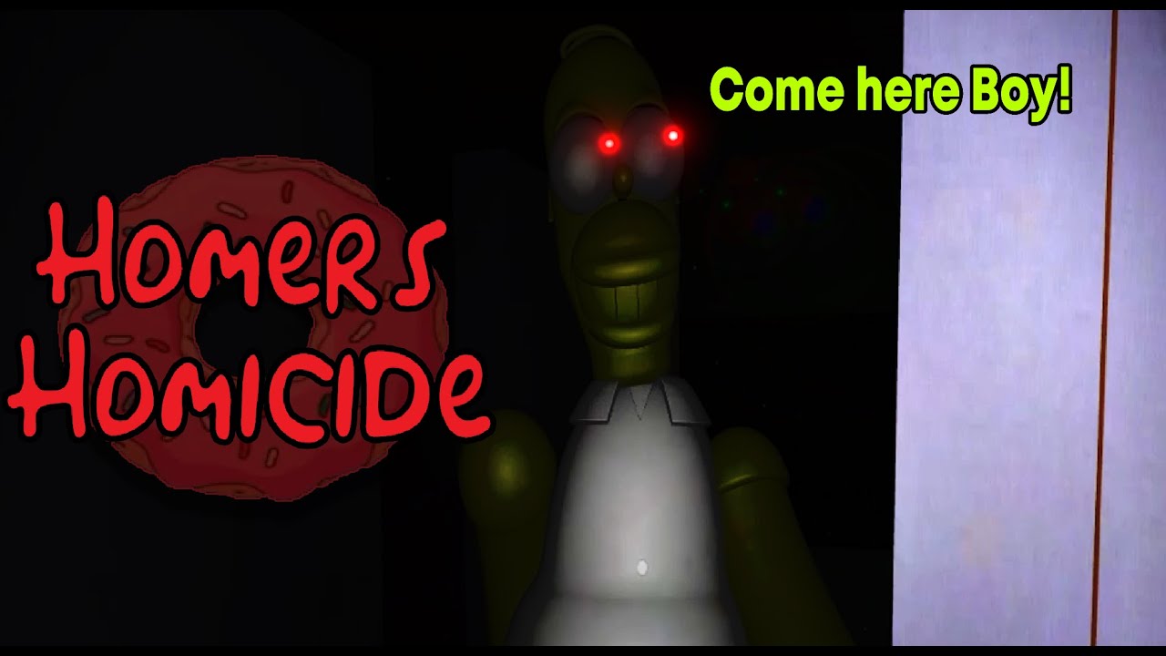 Homer went Mad | Homer's Homicide (The Simpsons Horror Game) - YouTube