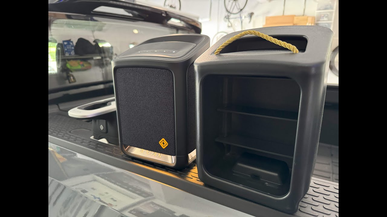 BestEvMod Rivian Lockable Camp Speaker Drawer for R1T & R1S Accessory ...