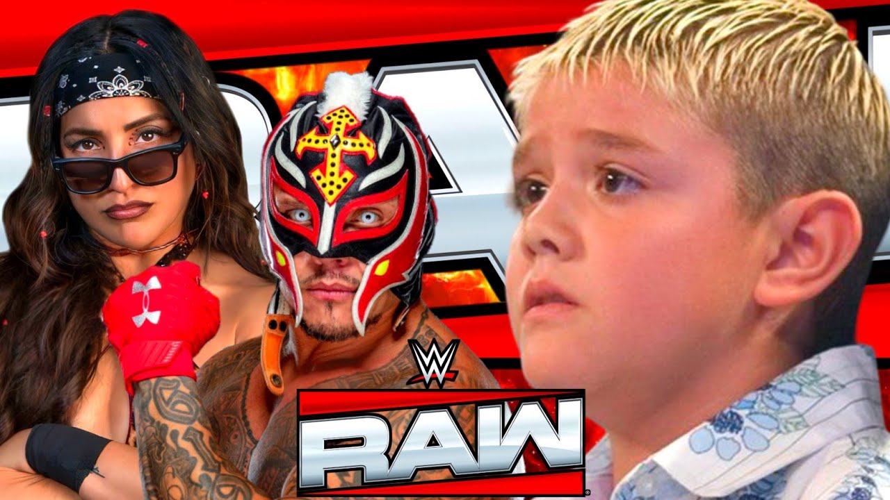 WWE 2K25 | Raquel Rodriguez & Rey Mysterio Vs Baby Dominik - 2 On 1 ...