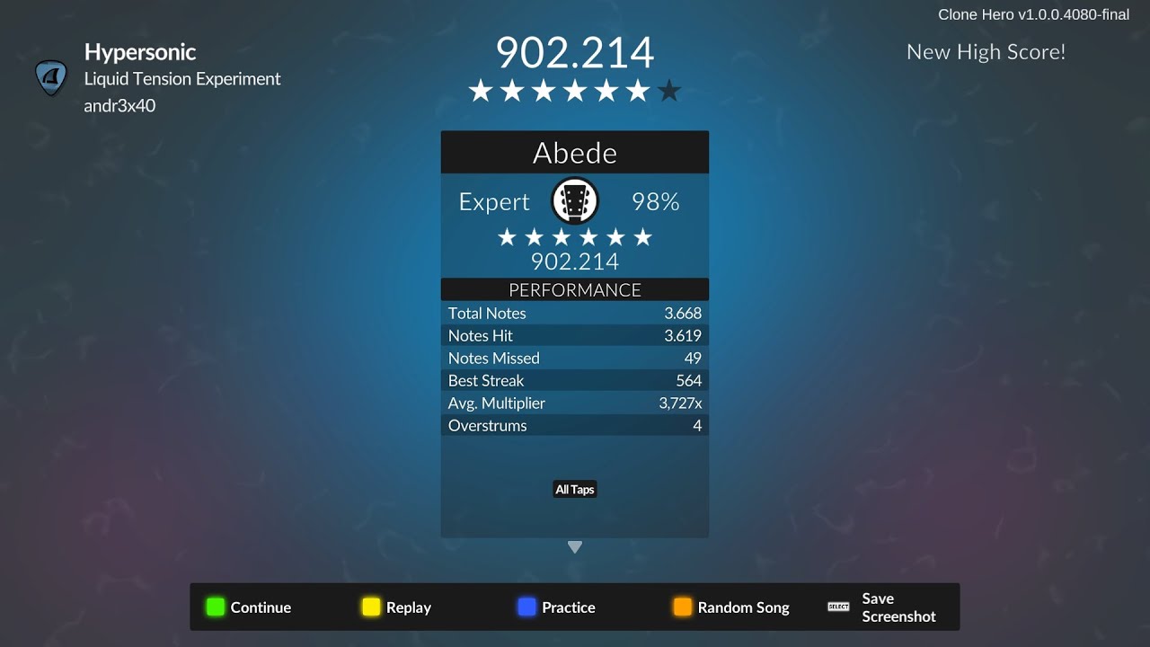 Liquid Tension Experiment - Hypersonic || Clone Hero Gameplay - YouTube