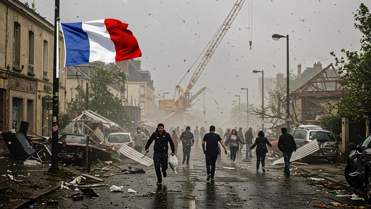 Powerful Tornado STRIKES Near Paris — Deadly Storm Hits Val-d’Oise ...