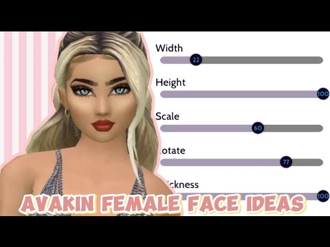 Avakinlife Female Face Ideas | Avakin Face Creation | Realistic Face ...